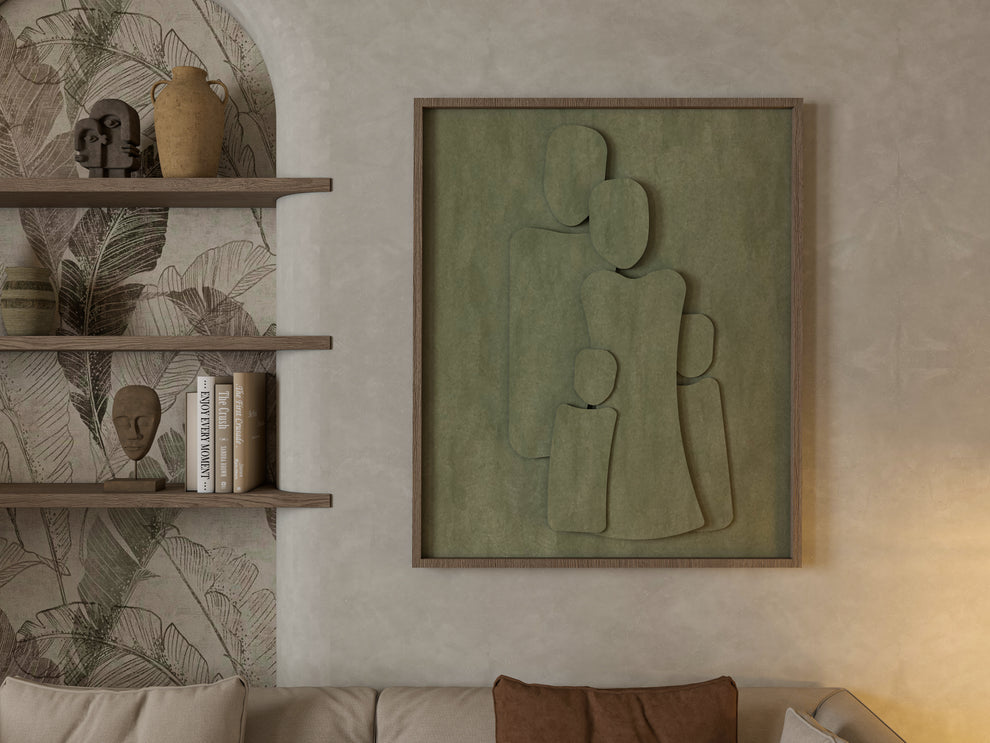 Family Love 3D wall art – Astawallart