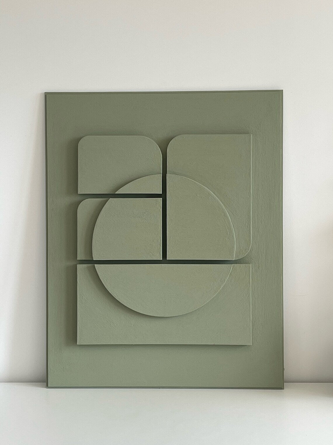 Modern monochromatic shapes. Minimalist style decor. Art sculpture ...